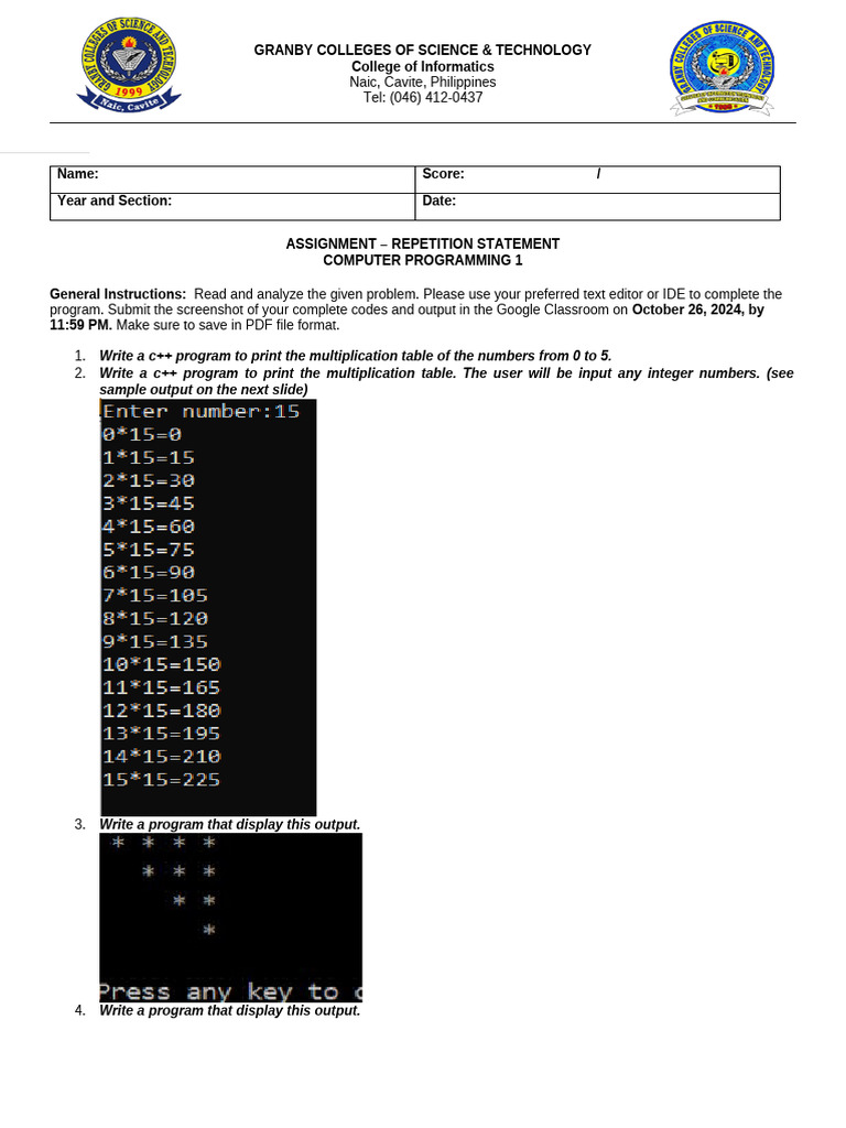 Assignment_Looping | PDF