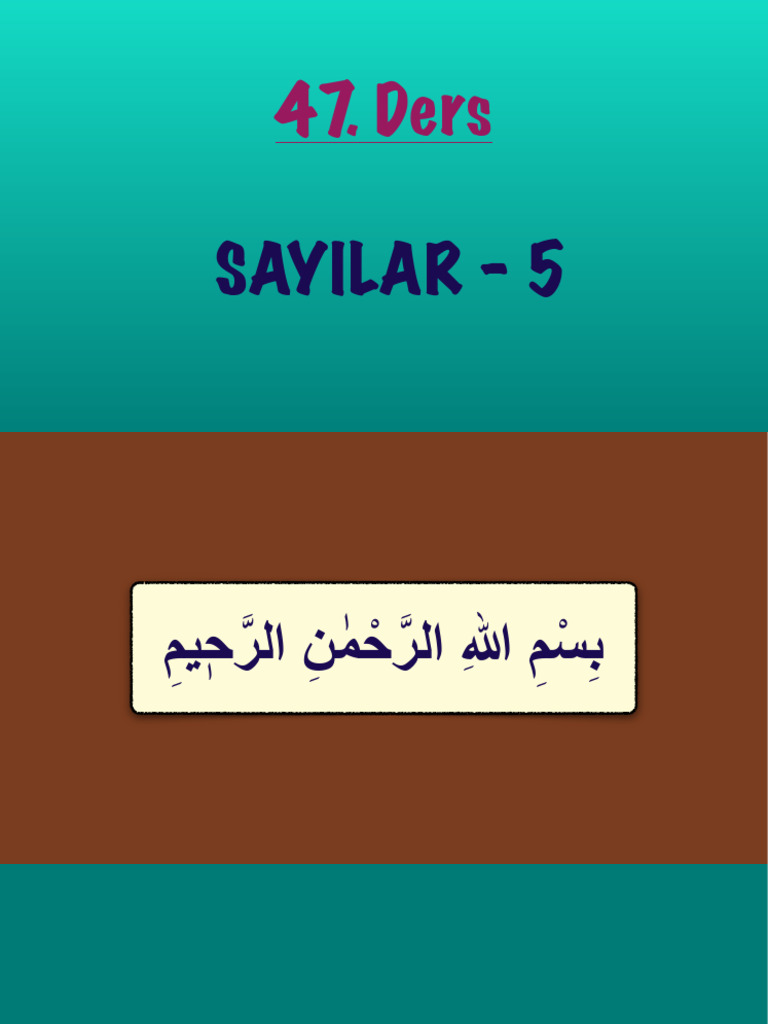 47 Sayilar-5 PDF | PDF