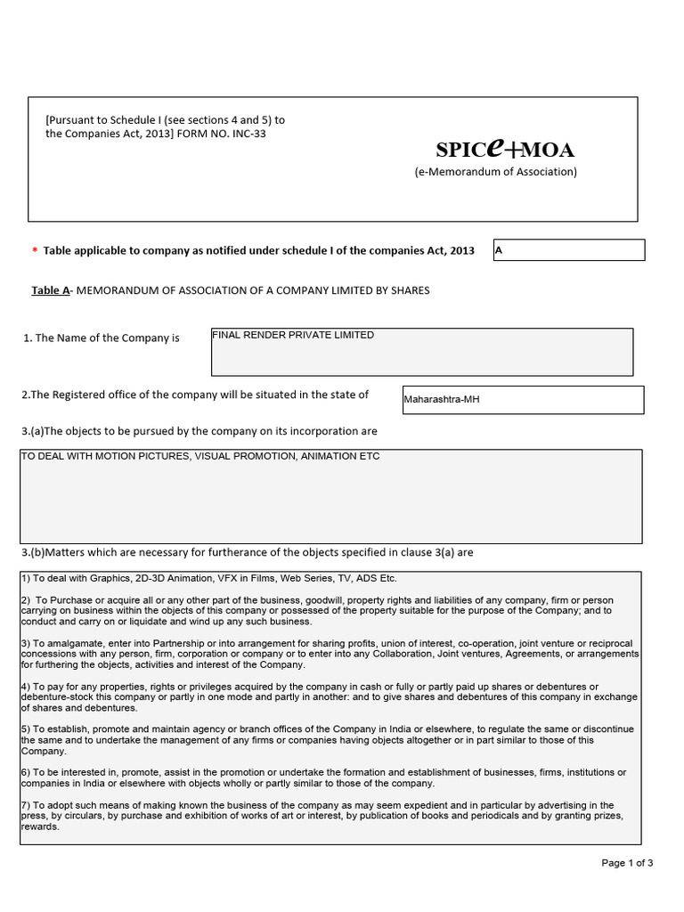 MOA_FINAL_RENDER-3 | PDF | Banks | Credit