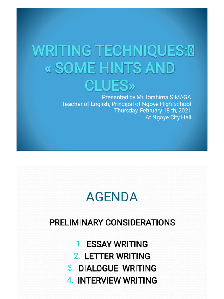 Teaching Writing in High School, Salde | PDF | Essays | Interview