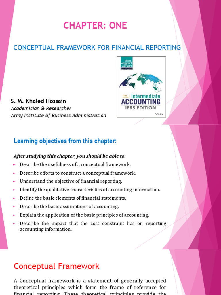 Chapter 1 (Conceptual Framework For Financial Reporting) | PDF ...