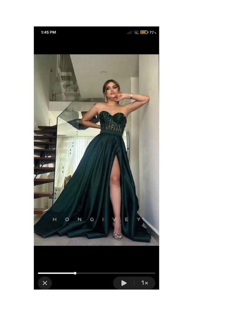 Vestido Verde Gradoo | PDF