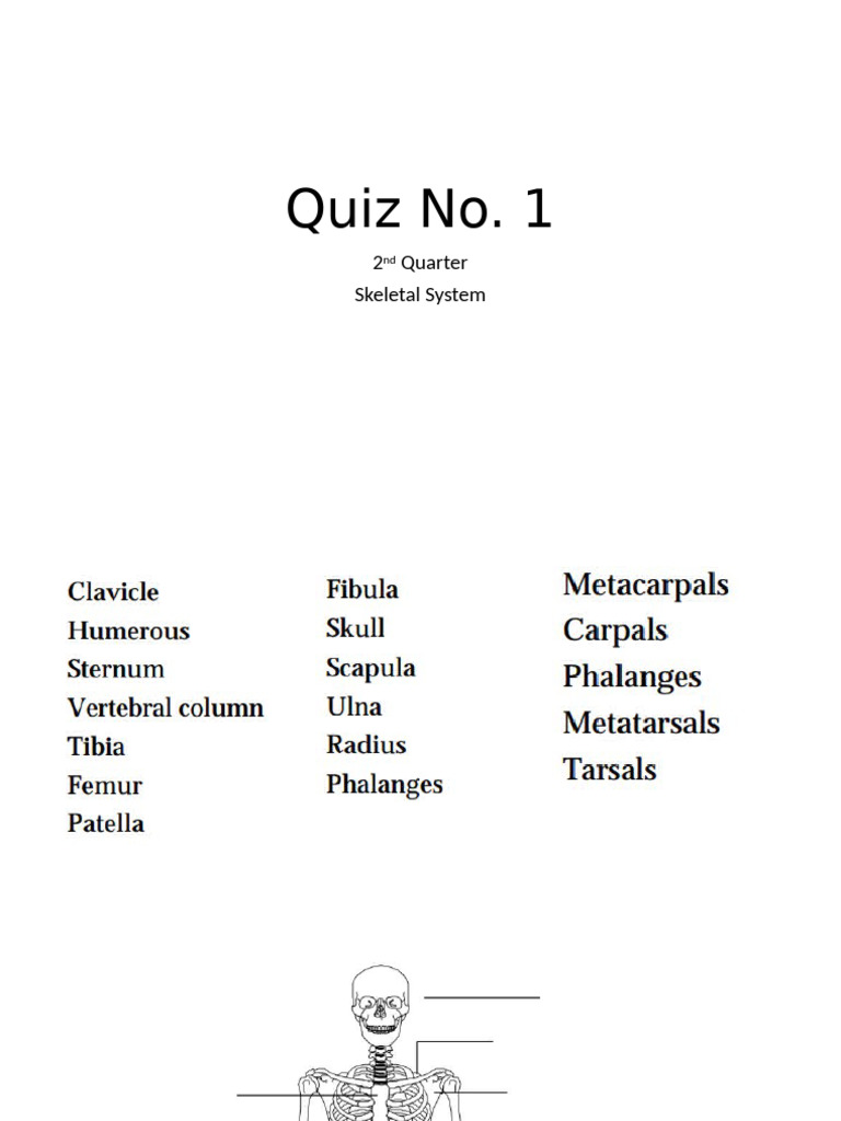 g6 2nd QTR Quiz No.1 | PDF