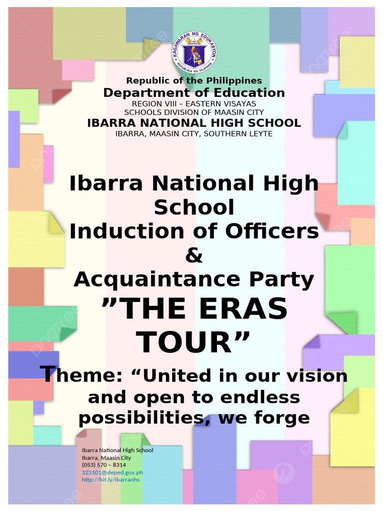 BLUE - Induction of Officers & Acquaintance Party 2024 | PDF ...