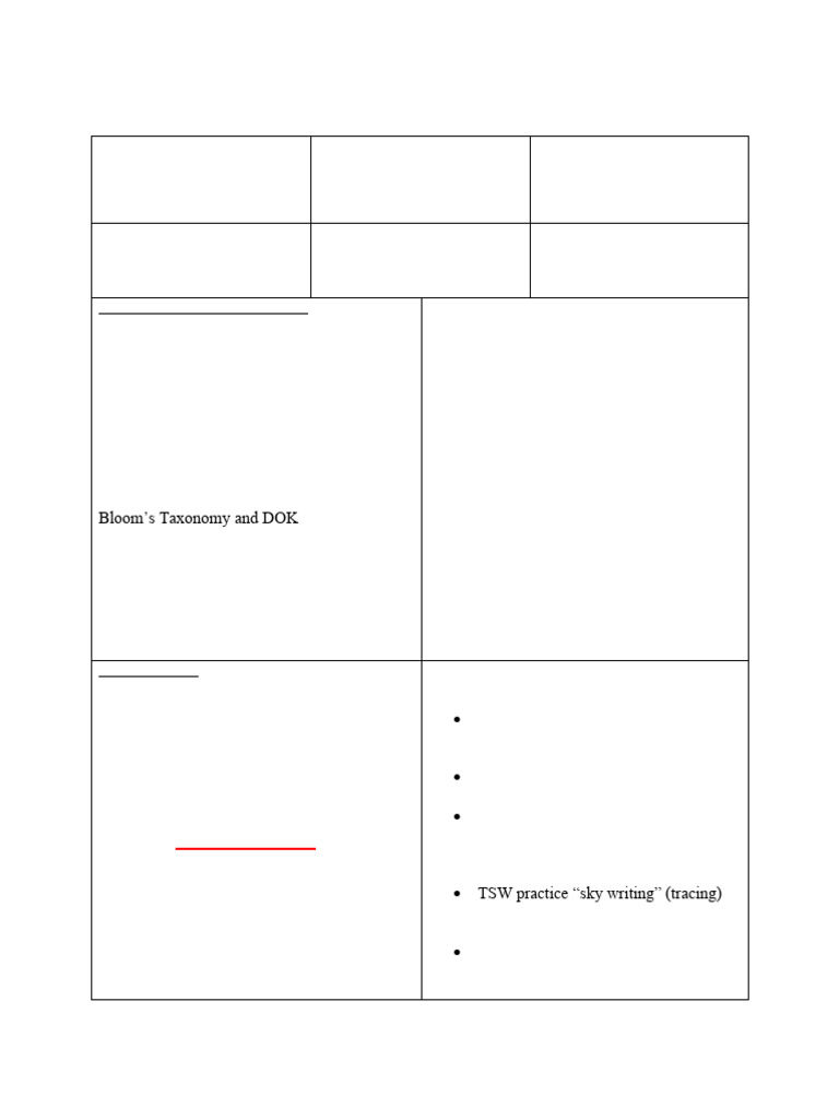 Number 7 Kindergarten Lesson Plan | PDF | Educational Assessment ...