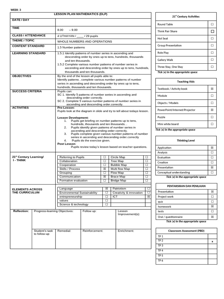 1.5 Number Pattern | PDF | Learning | Cognition