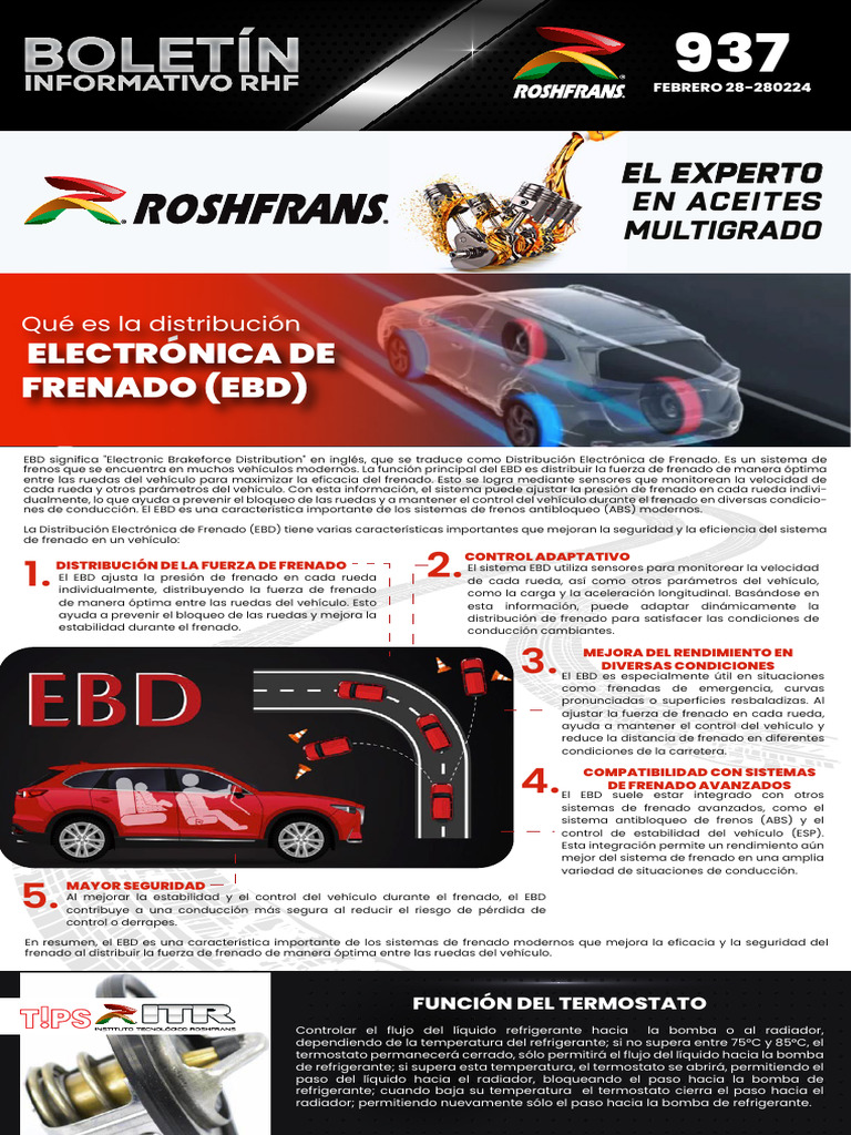 Boletin 937 | PDF | Sistema de freno antibloqueo | Vehículo de motor