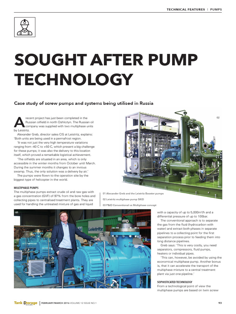 Pumpentechnik Screwpumps Ts Booster Multiphase en | PDF | Pump ...