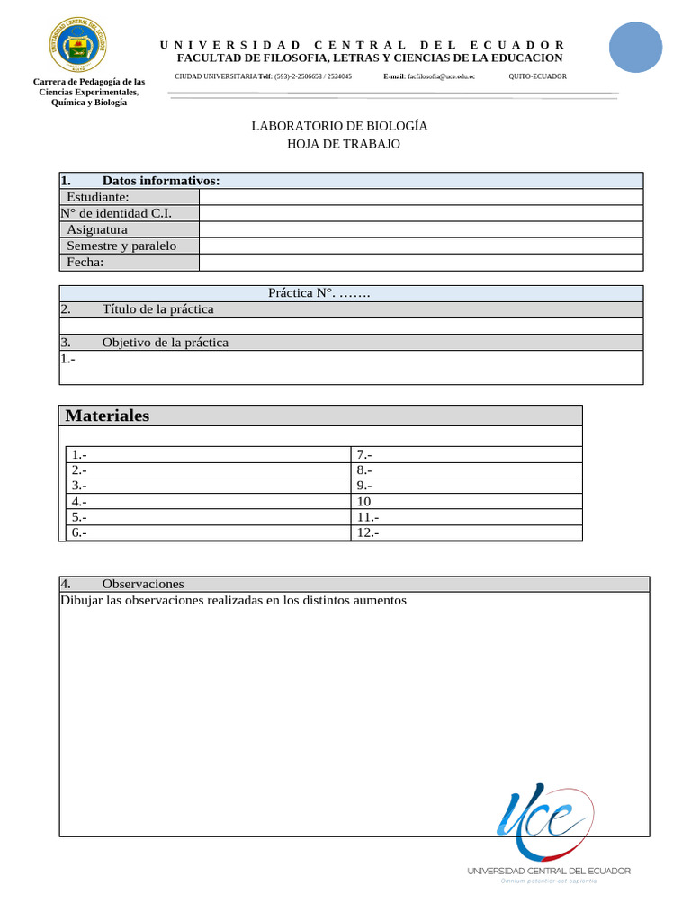 Formato de Laboratorios | PDF