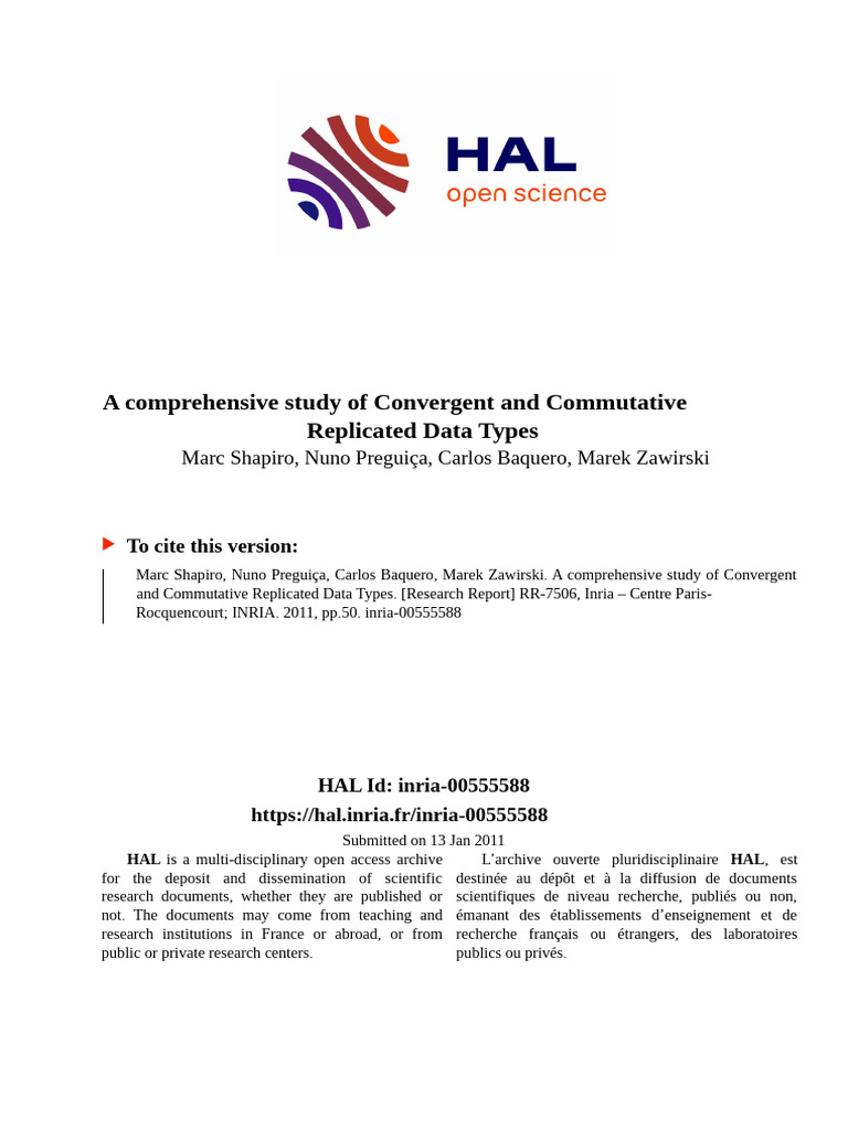 Tech Report | PDF | Computer Data | Distributed Computing