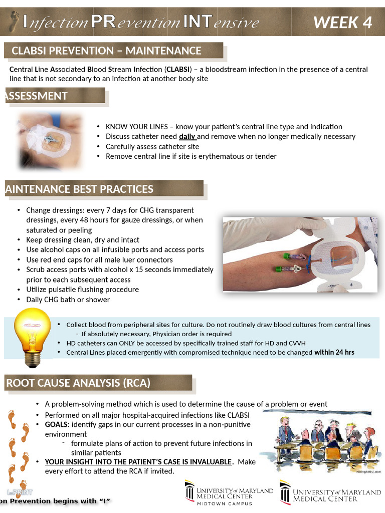4 CLABSI Maintenance Best Practices Root Cause Analysis | PDF | Science ...