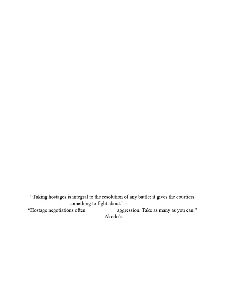 IT28 - Exchange of Hostages | PDF