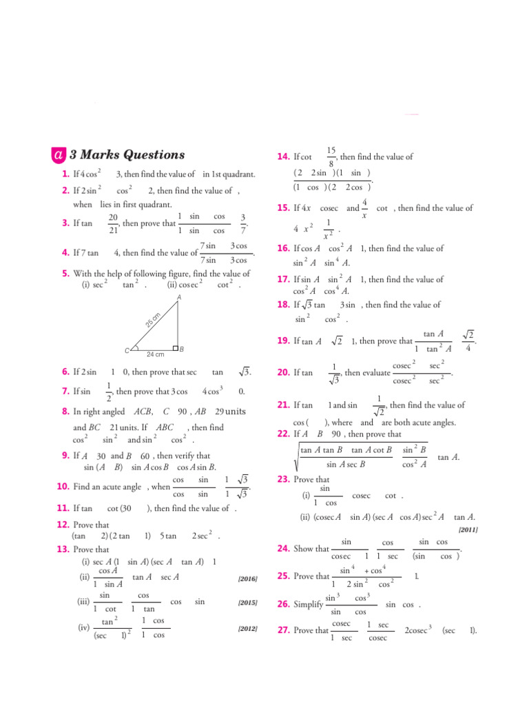 Trigonometric Identities and Proofs | PDF | Trigonometric Functions ...