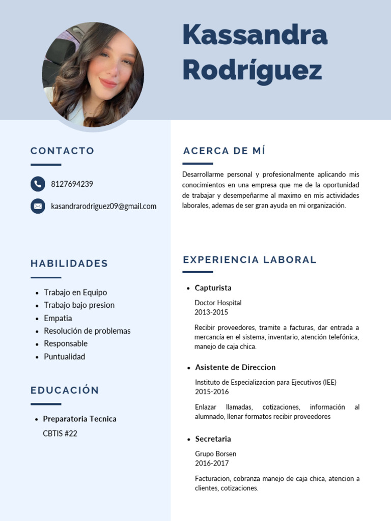 CV Kassandra RDZ | PDF