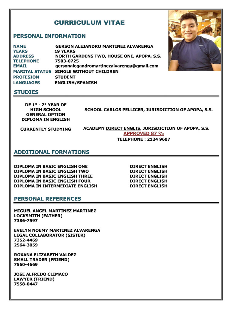 Currículum Gerson 2023. | PDF