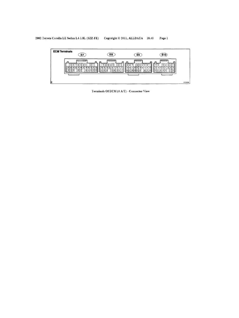 1ZZ-FE Engine (Altis) | PDF