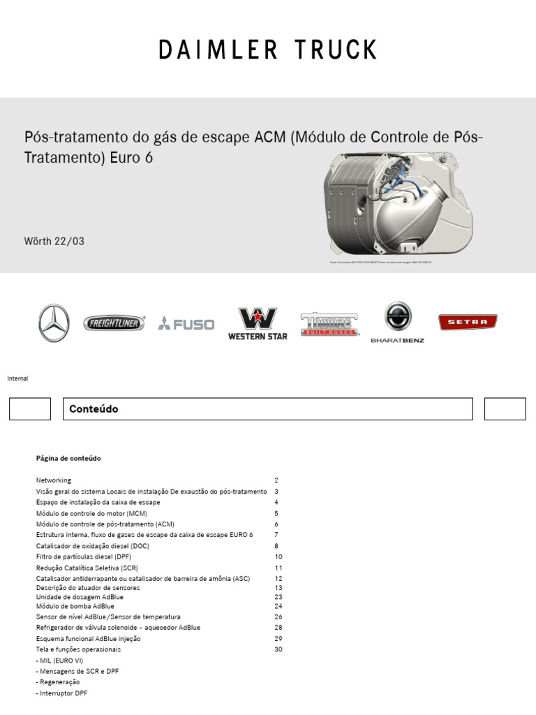 Apostila - Pós-Tratamento Do Gás de Escape ACM-1 | PDF | Combustão ...