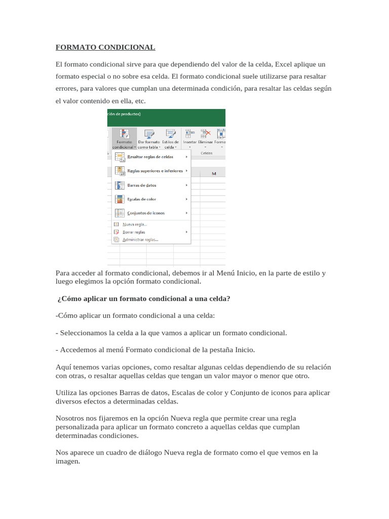 Formato Condicional | PDF