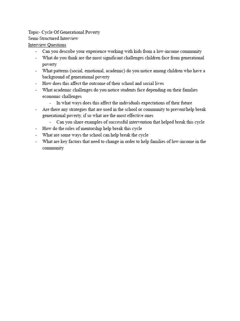 School Interviews | PDF | Social Science | Wellness