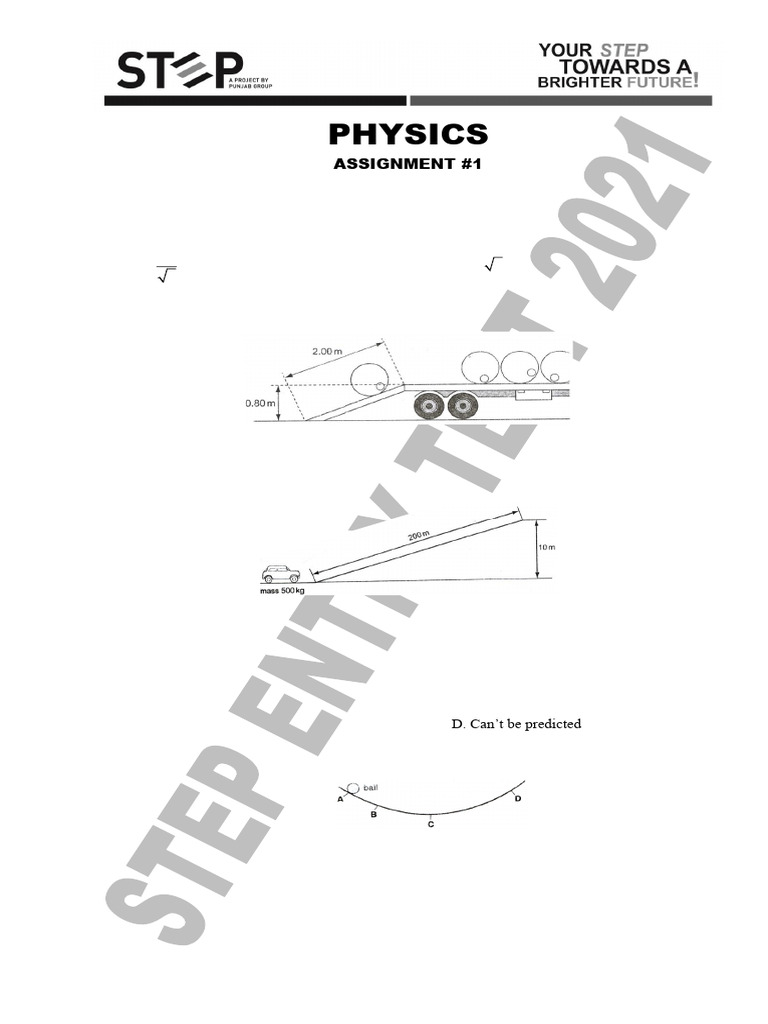 Ecat FLP Step Assignment #1 (1+2+3+4+5+6) Student | PDF | Potential Energy | Force
