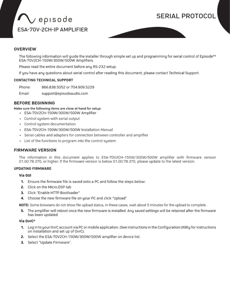 Esa70v2chip Rs232configuration Utility 160802 | PDF | Information And Communications Technology ...