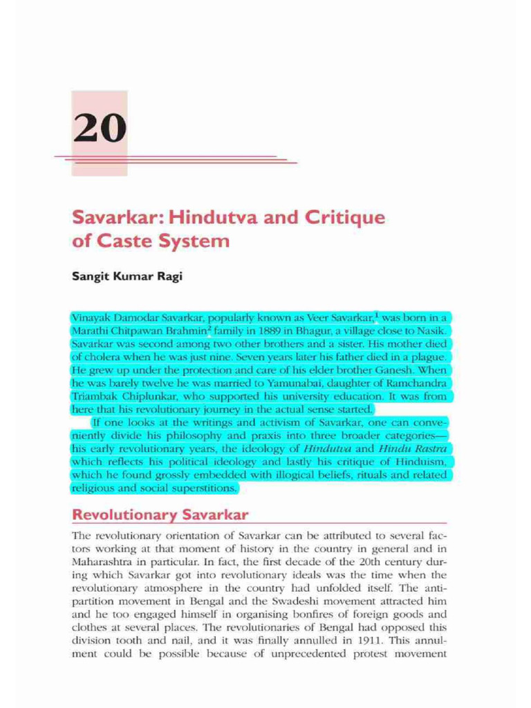 Savarkar | PDF
