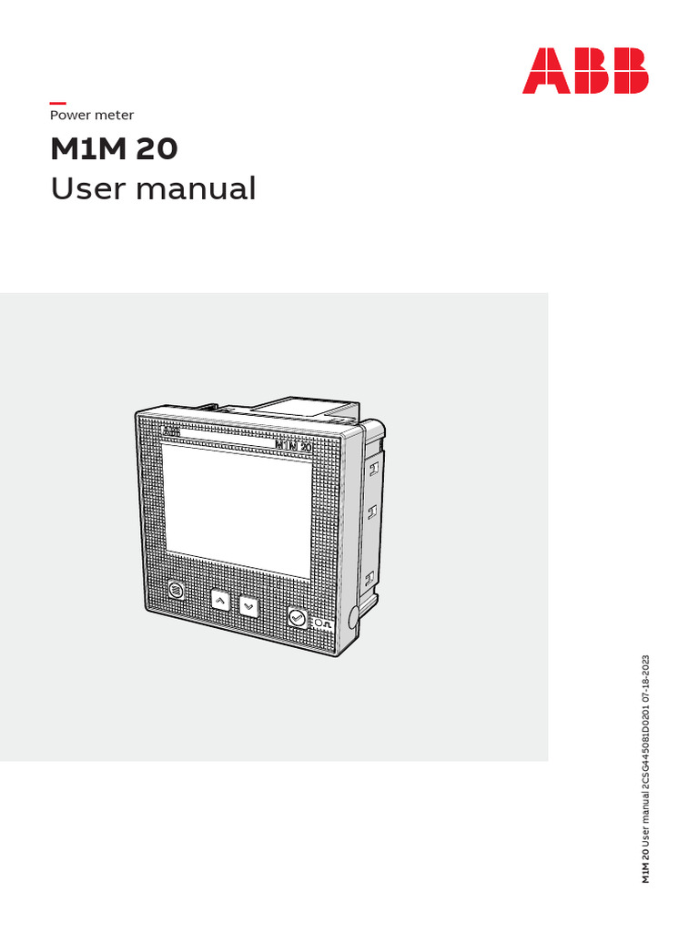 M1M 20 Power Meter User Manual | PDF | Computer Network | Switch