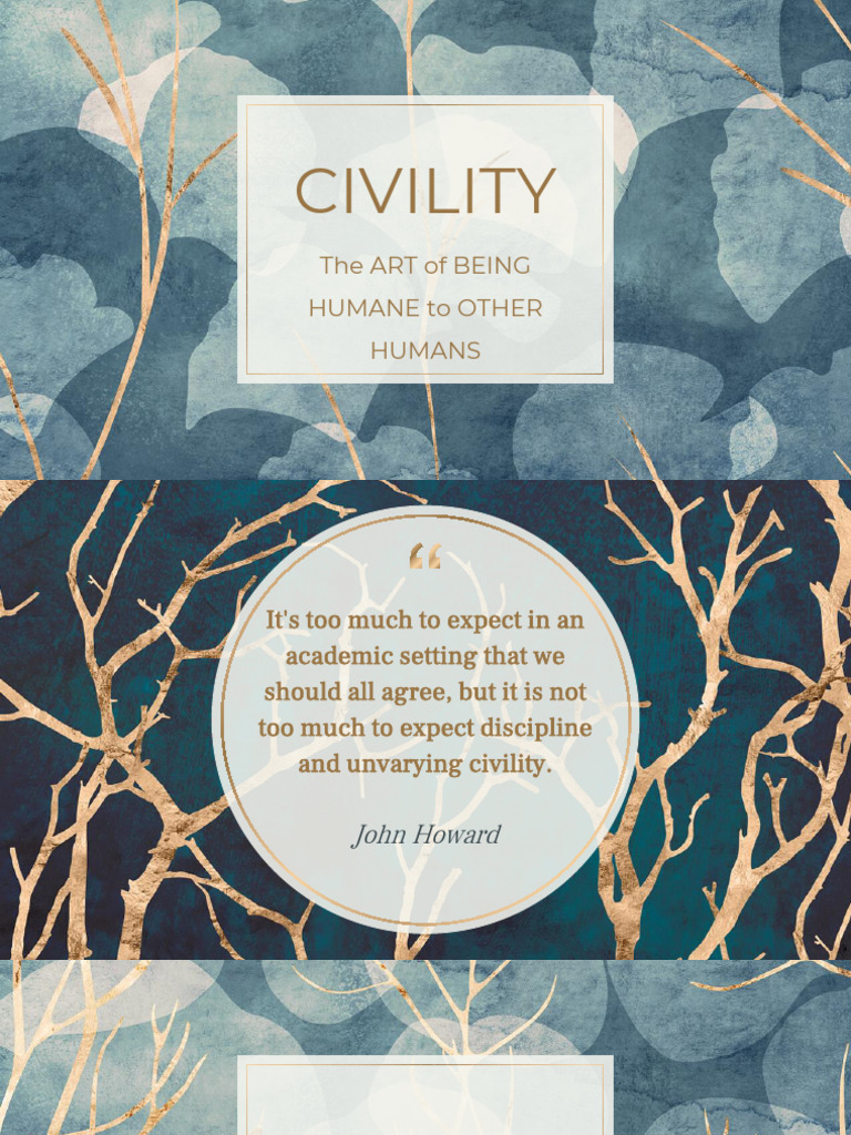 Civility 1 | PDF | Social Psychology | Justice