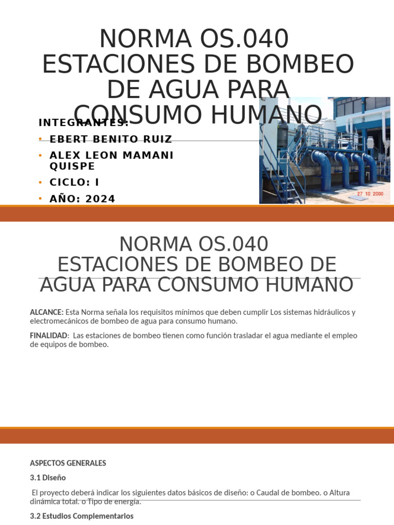 Norma Os 040 | PDF | Bomba | Gasolinera