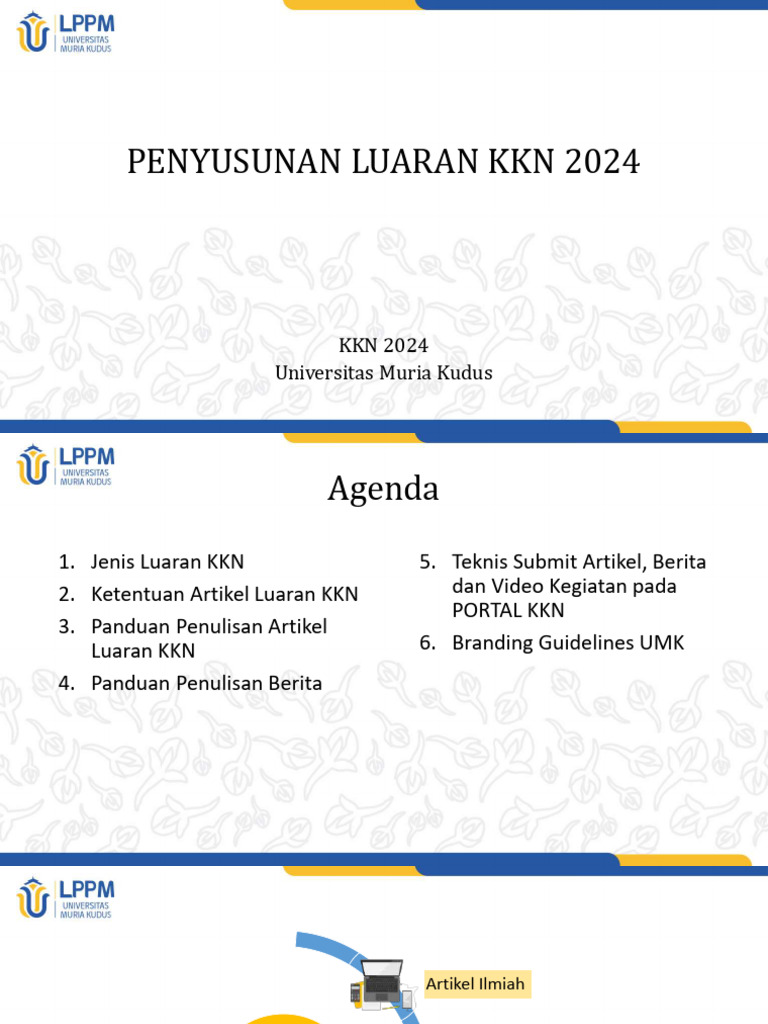 Teknis Penyusunan Luaran KKN 2024-Rev2 | PDF