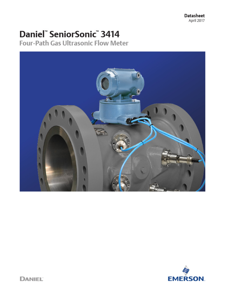 Daniel 3414 Data SHeet | PDF | Flow Measurement | Stainless Steel