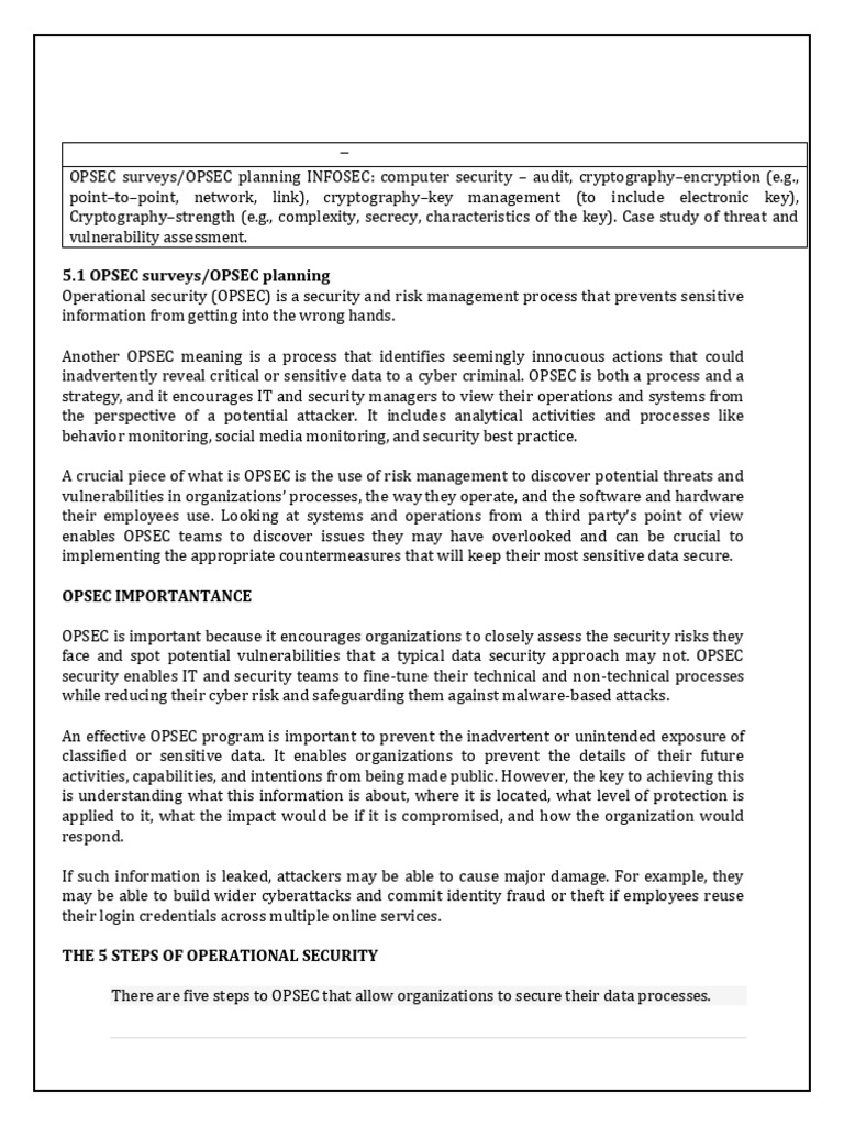 Sara - Unit-5 | PDF | Key (Cryptography) | Information Security