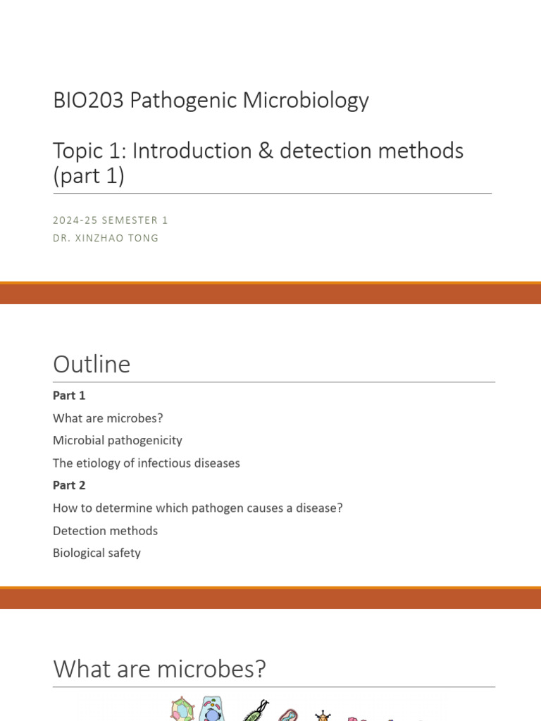 BIO203-Pathogenic Microbiology-T1-PART1 | PDF | Lipopolysaccharide | Infection