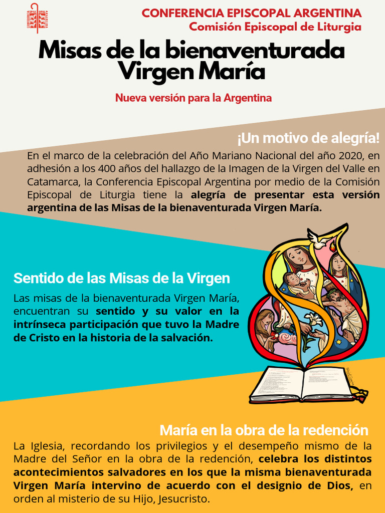 CEL. Misas de La Bienaventurada Virgen Maria. Informacion 26112020 ...