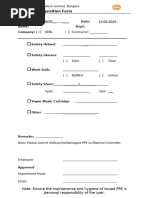 PPE Request Form | PDF
