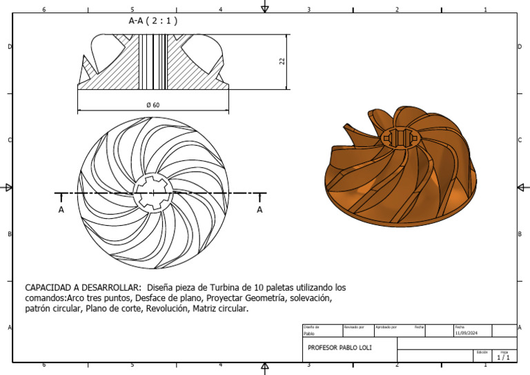 Turbina de 10 Paletas | PDF