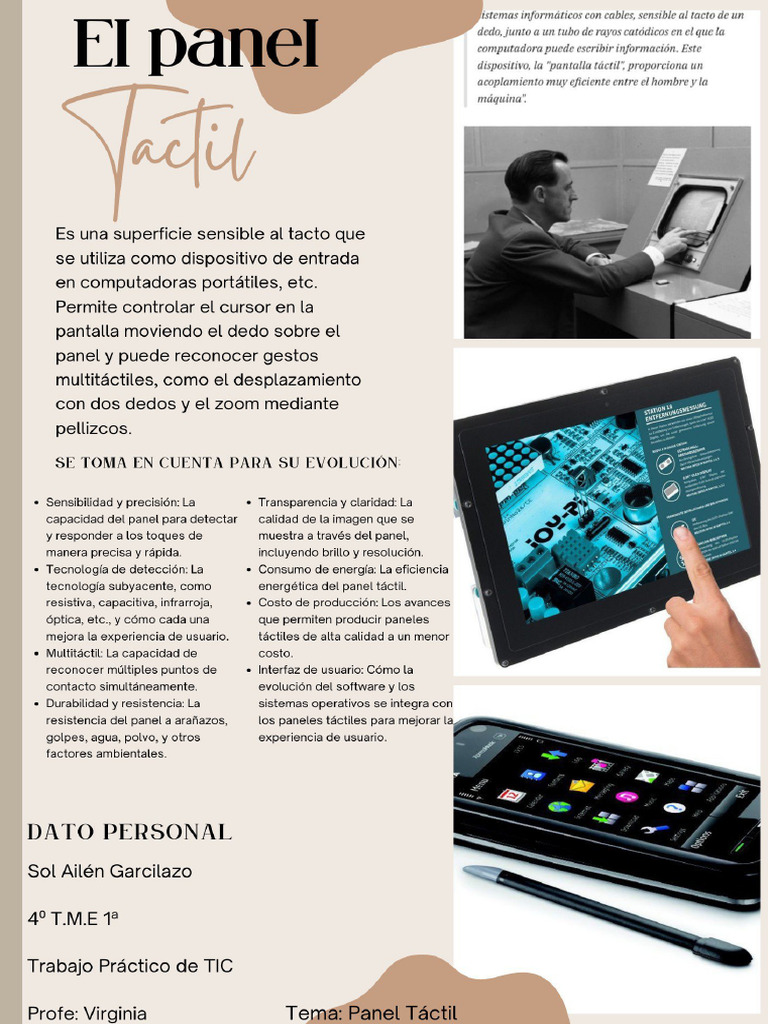 Panel Táctil | PDF