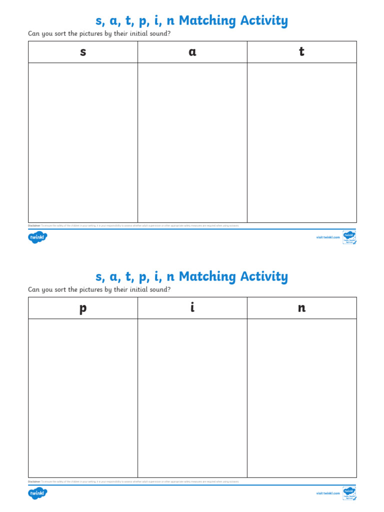 T e 2551247 Satpin Sorting Cutting Skills Activity - Ver - 4 | PDF