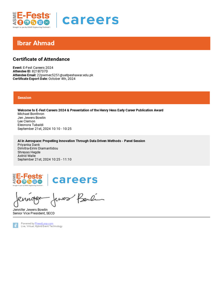 EFC Certificate | PDF | Computers