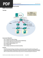 ITN Final PT Skills Assessment (PTSA) - Exams Cisco | PDF | Cisco Certifications | Ip Address