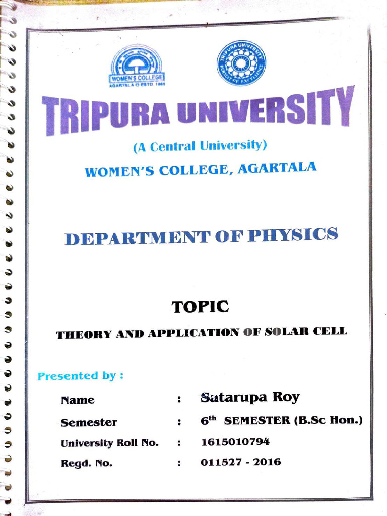 Topics On Physics Projects | PDF | Natural Sciences | Physical Sciences