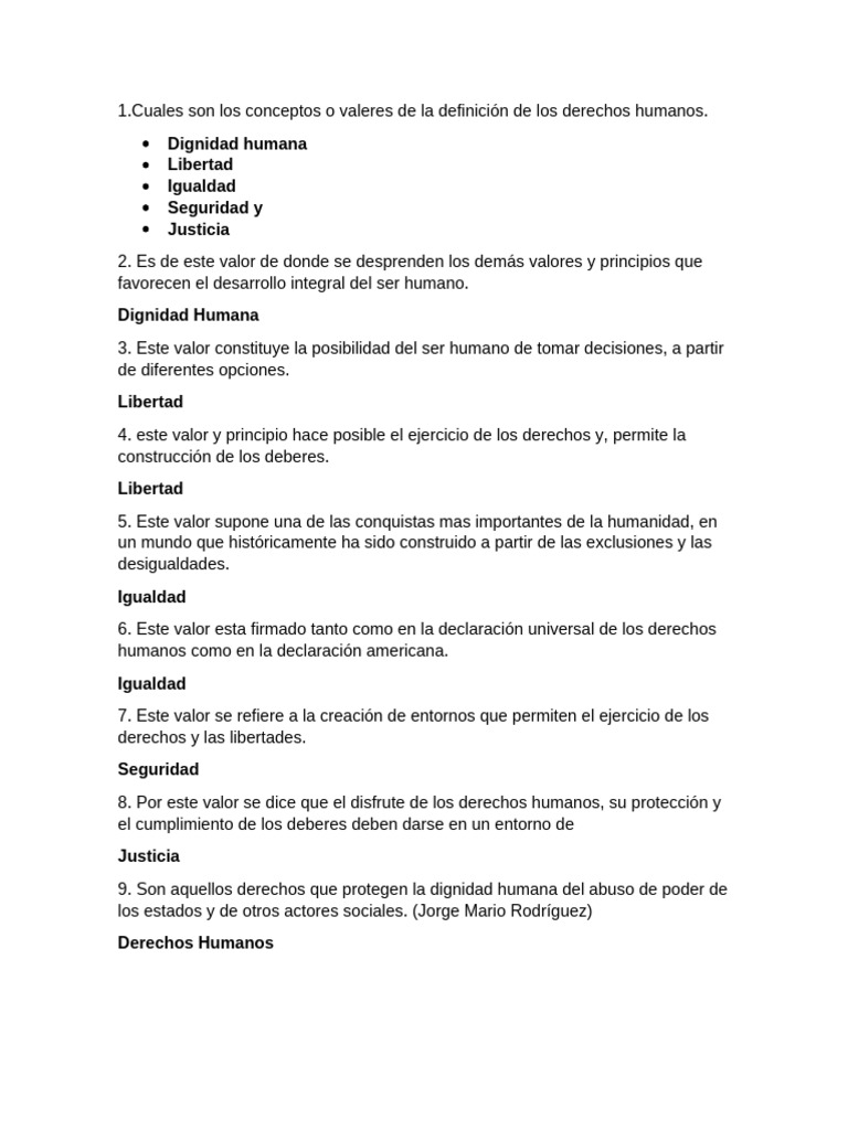 parcial derechos humanos | PDF | Derechos humanos | Constitución