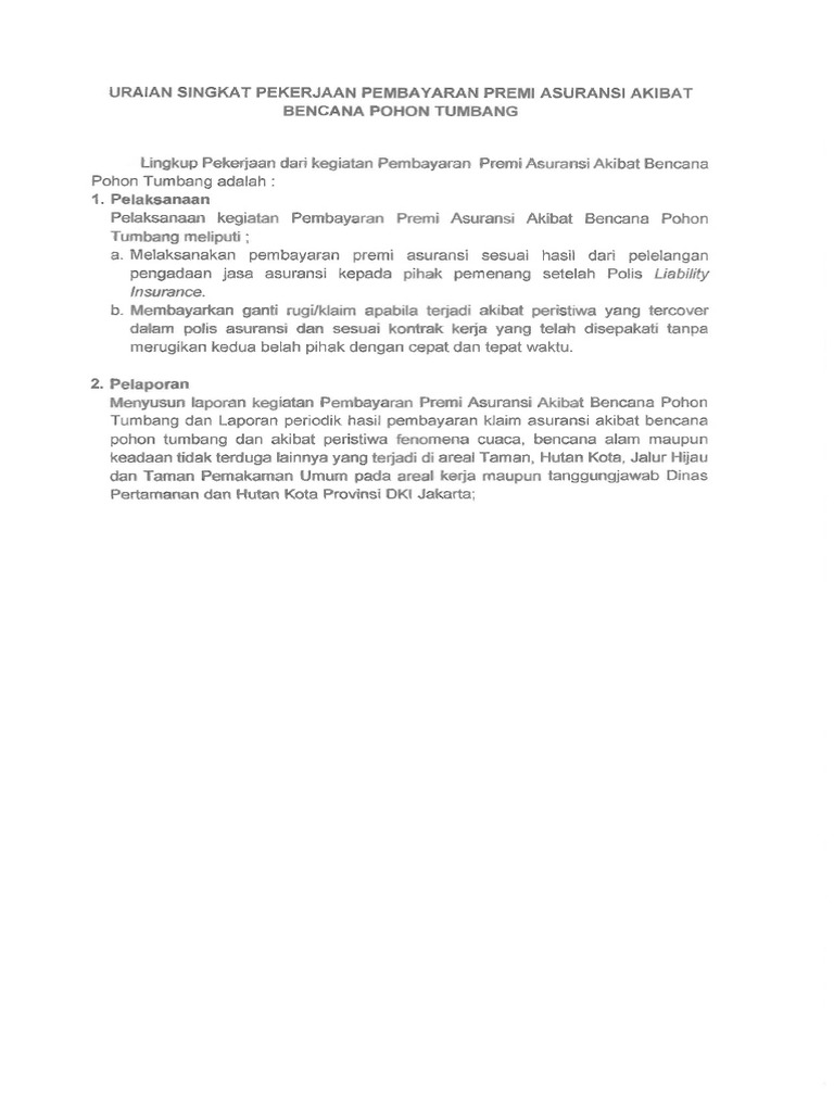 Uraian Singkat Asuransi 2024 | PDF