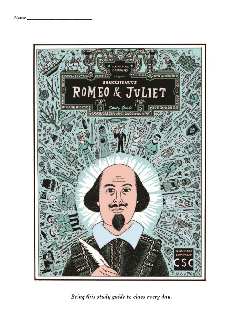 romeo_and_juliet_BOOKLET | PDF | Characters In Romeo And Juliet | Metre ...