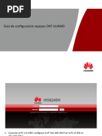Configuración en Modo Bridge ONT HUAWEI HG8245W5-8T-V2 NT24082023 | PDF ...