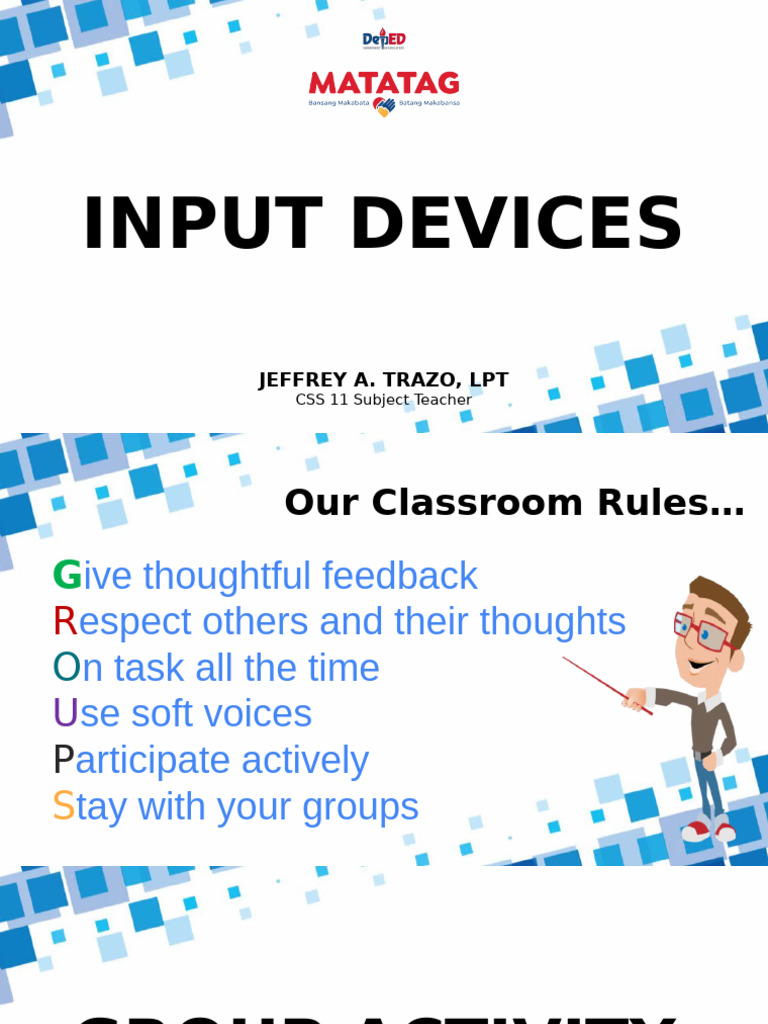 CSS 11 PCO-LO1-2 - Input Devices | PDF | Computers