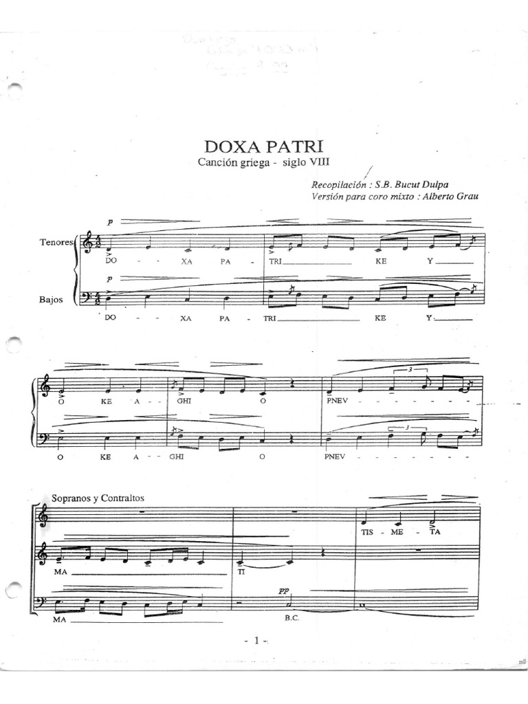 Doxa Patri PDF | PDF