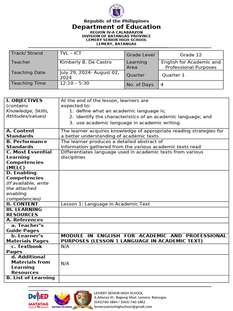 Eapp DLL | PDF | Learning | Thesis