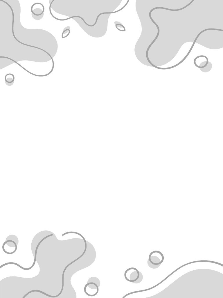 Documento A4 Hoja Con Margen Aesthetic Abstracto Blanco y Negro | PDF