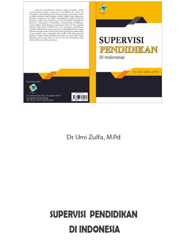 Supervisi Pendidikan Di Indonesia | PDF | Bisnis | Seni